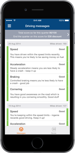 Guide to messages - MyAccount - ingenie®